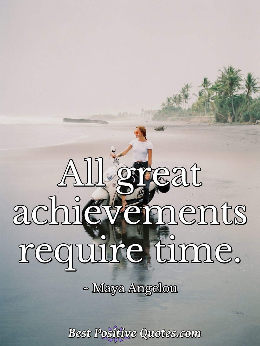 The greatest achievement is to outperform yourself. - Best Positive Quotes