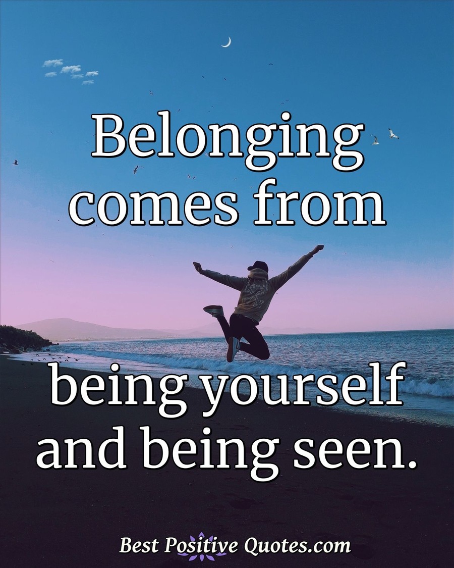 Belonging Quotes
