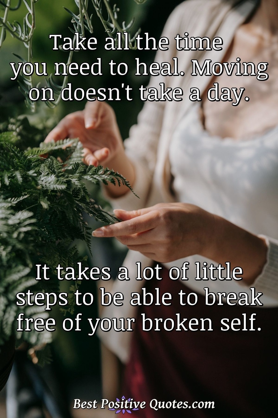 Give yourself time to heal from a challenge you've been dealt. Letting ...