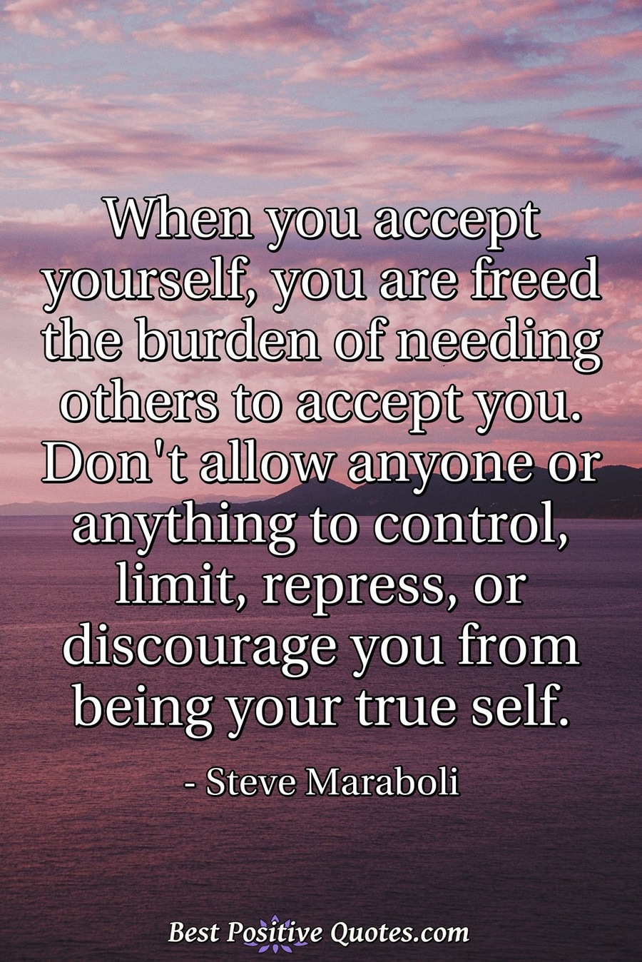 The moment you accept yourself, you grow. - Best Positive Quotes